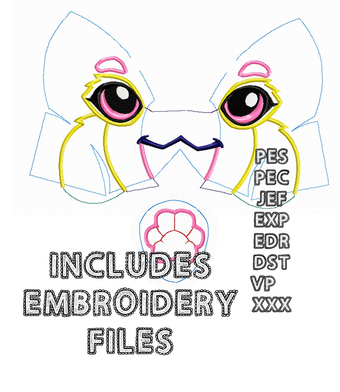 Chibi Anthro Plush - Sewing Pattern, Tutorial and Embroidery Files! - Etsy
