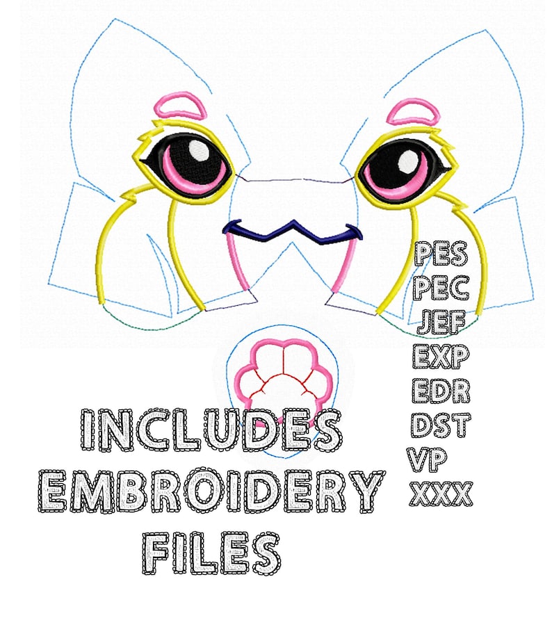Chibi Anthro Plush - Sewing Pattern, Tutorial and Embroidery Files! - Etsy