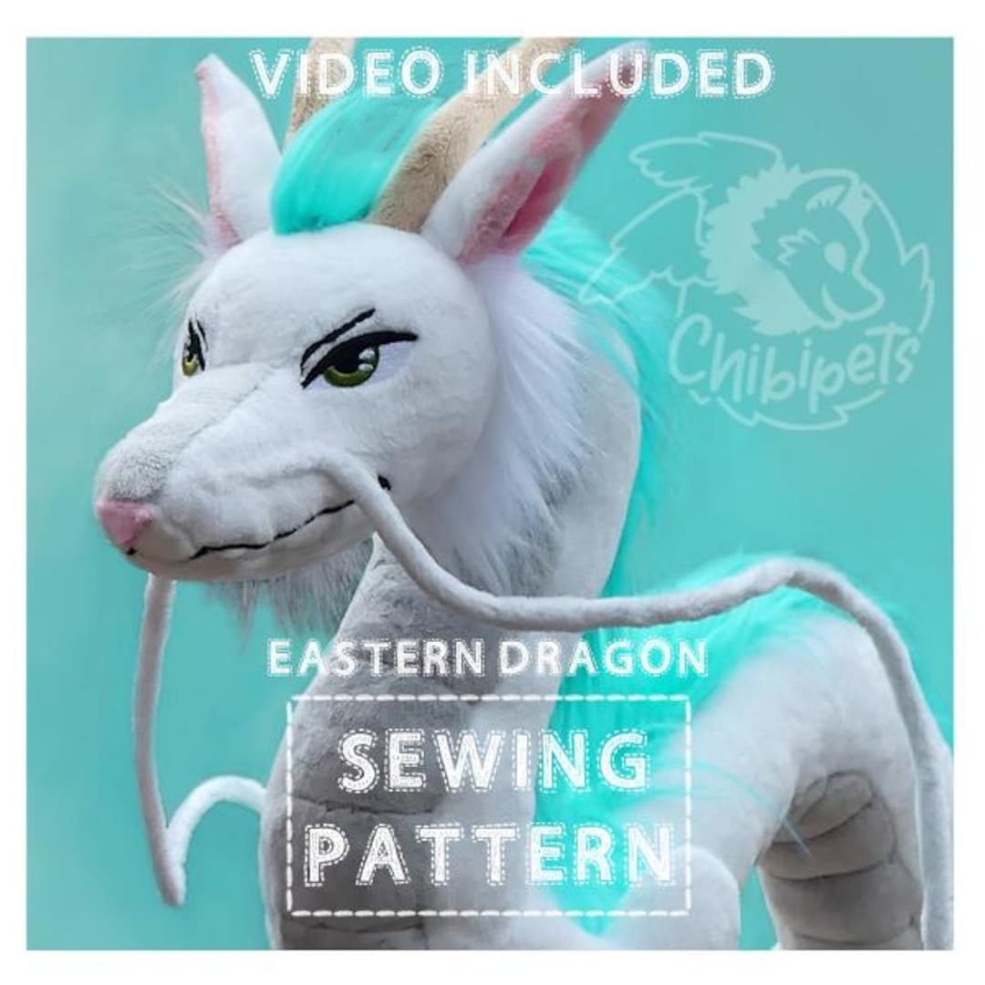 Eastern Dragon - Sewing Pattern and Video Tutorial - Etsy