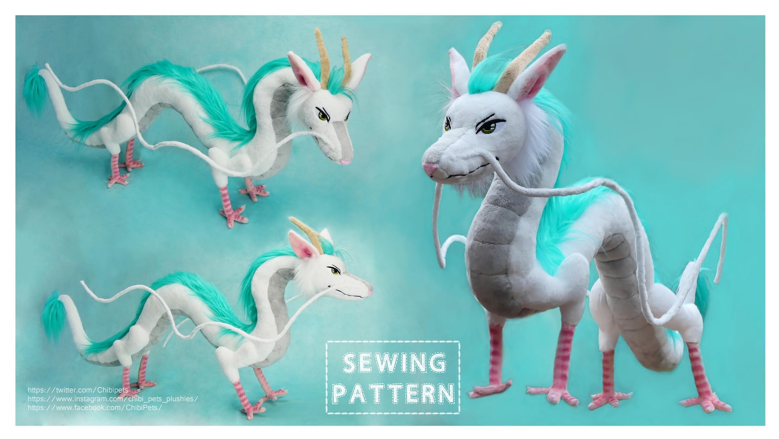 Eastern Dragon - Sewing Pattern and Video Tutorial - Etsy