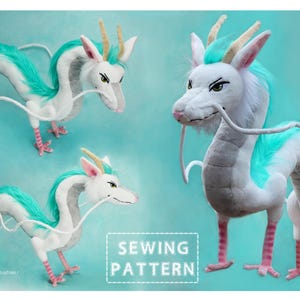 Eastern Dragon - Sewing Pattern and Video Tutorial - Etsy
