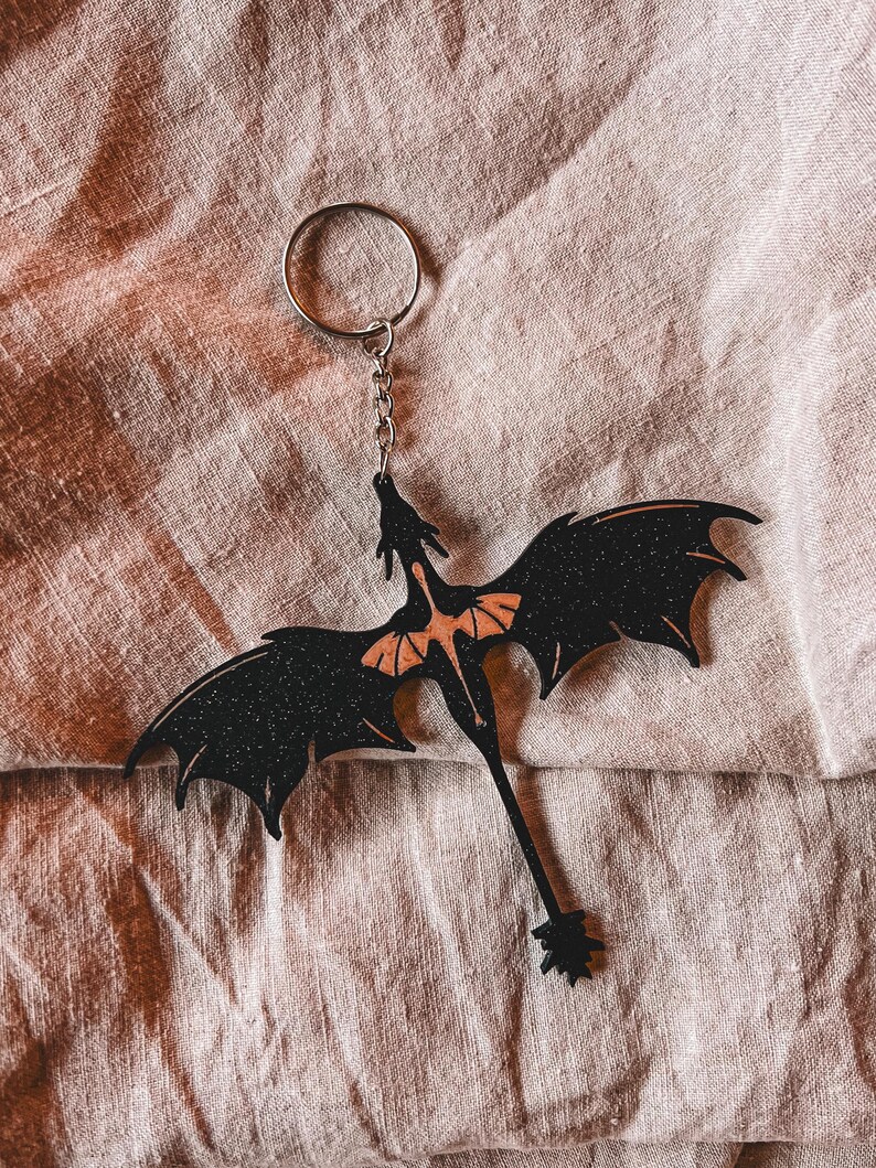 Fourth Wing, Iron Flame, Onyx Storm Keychain - Etsy