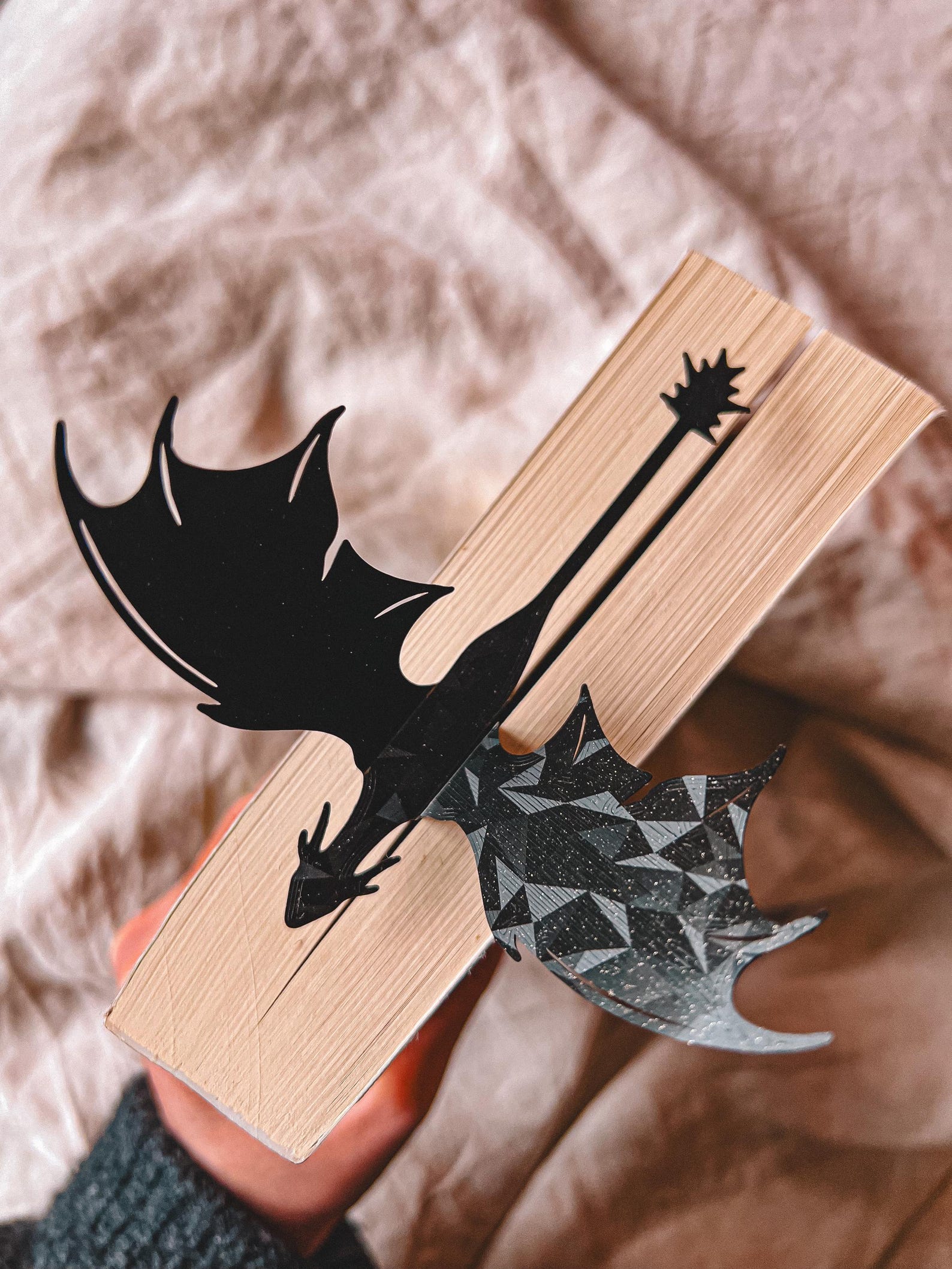 Fourth Wing and Iron Flame Dragon Bookmarks - Etsy