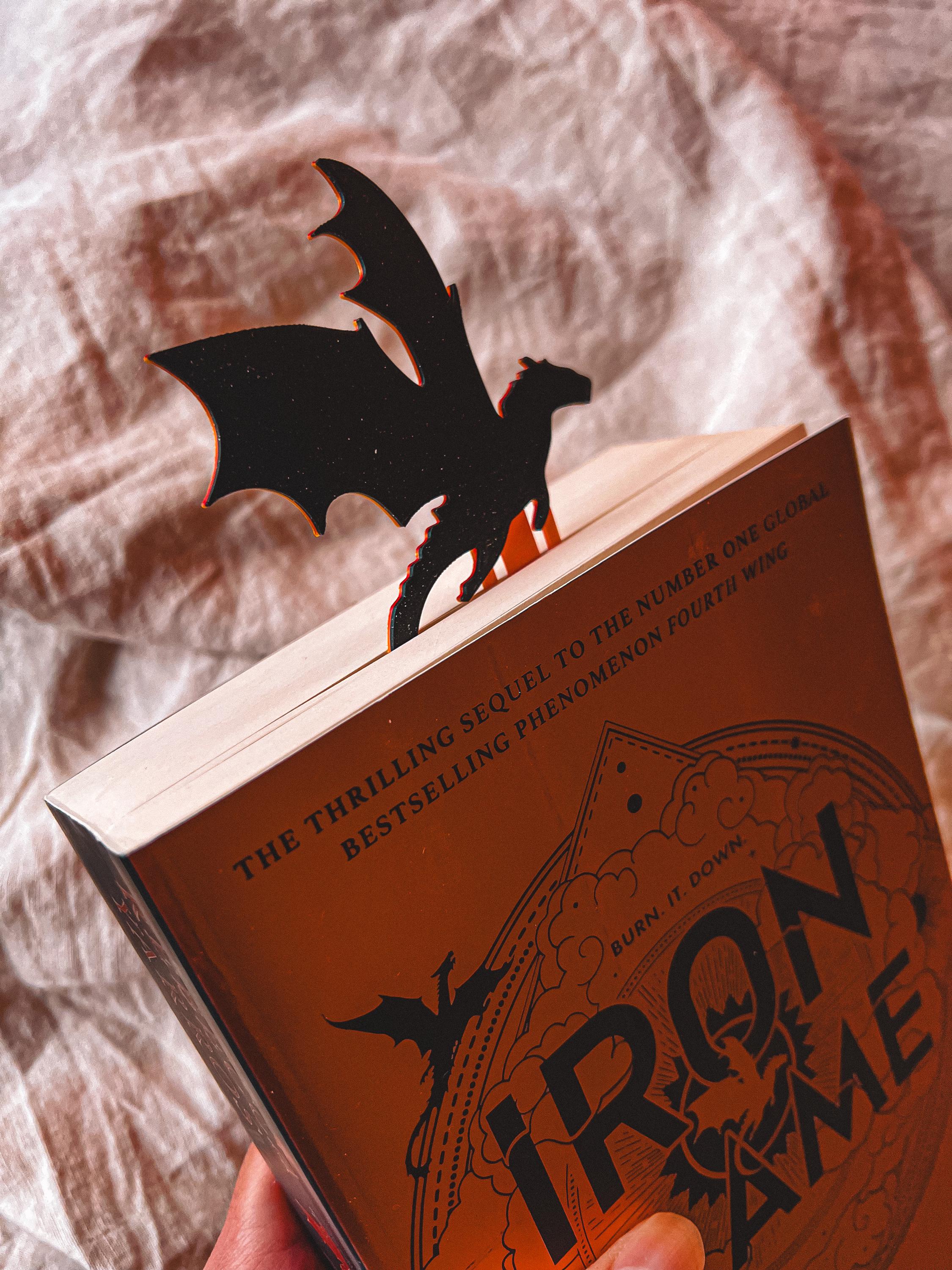 Fourth Wing and Iron Flame Dragon Bookmarks - Etsy
