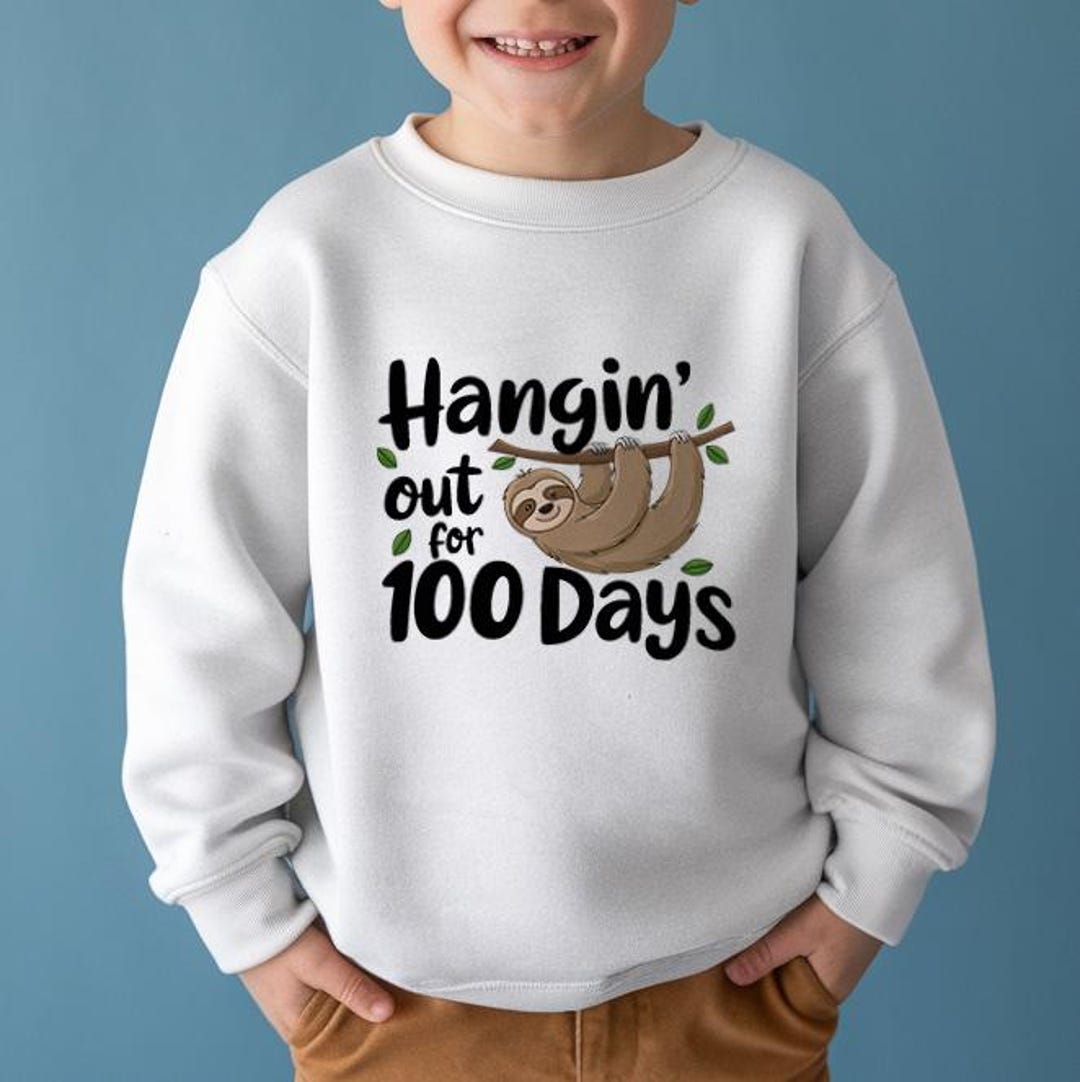 100 Days of School, Hang in There Svg, 100th Days of School, Sloth ...