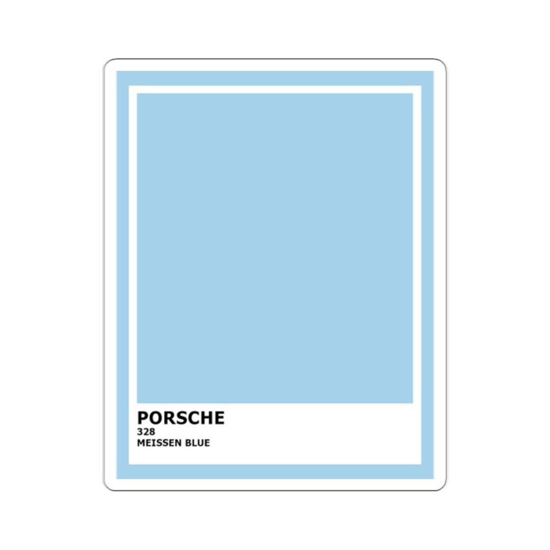 Porsche PTS Meissen Blue Porsche Sticker Car Enthusiast Art Laptop ...