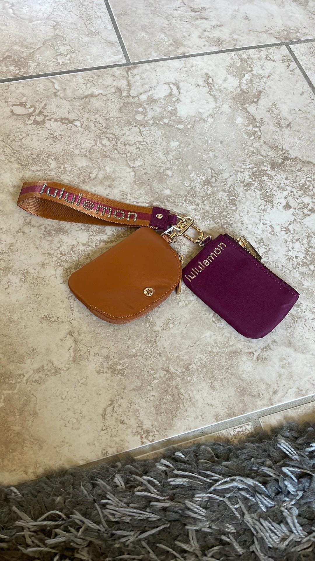 Custom Lululemon Dual Pouch Wristlet With Rhinestones - Etsy