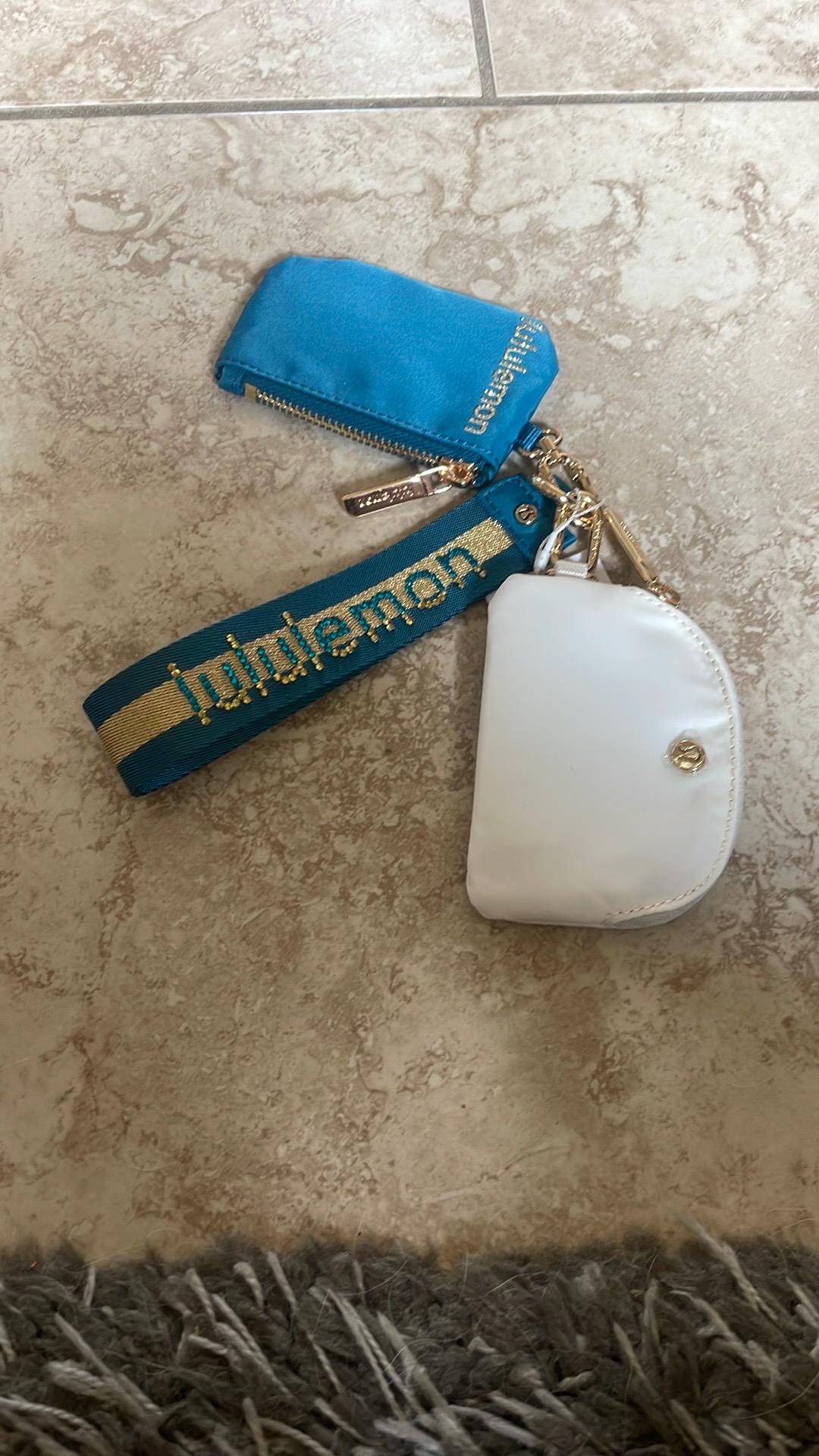 Custom Lululemon Dual Pouch Wristlet With Rhinestones - Etsy