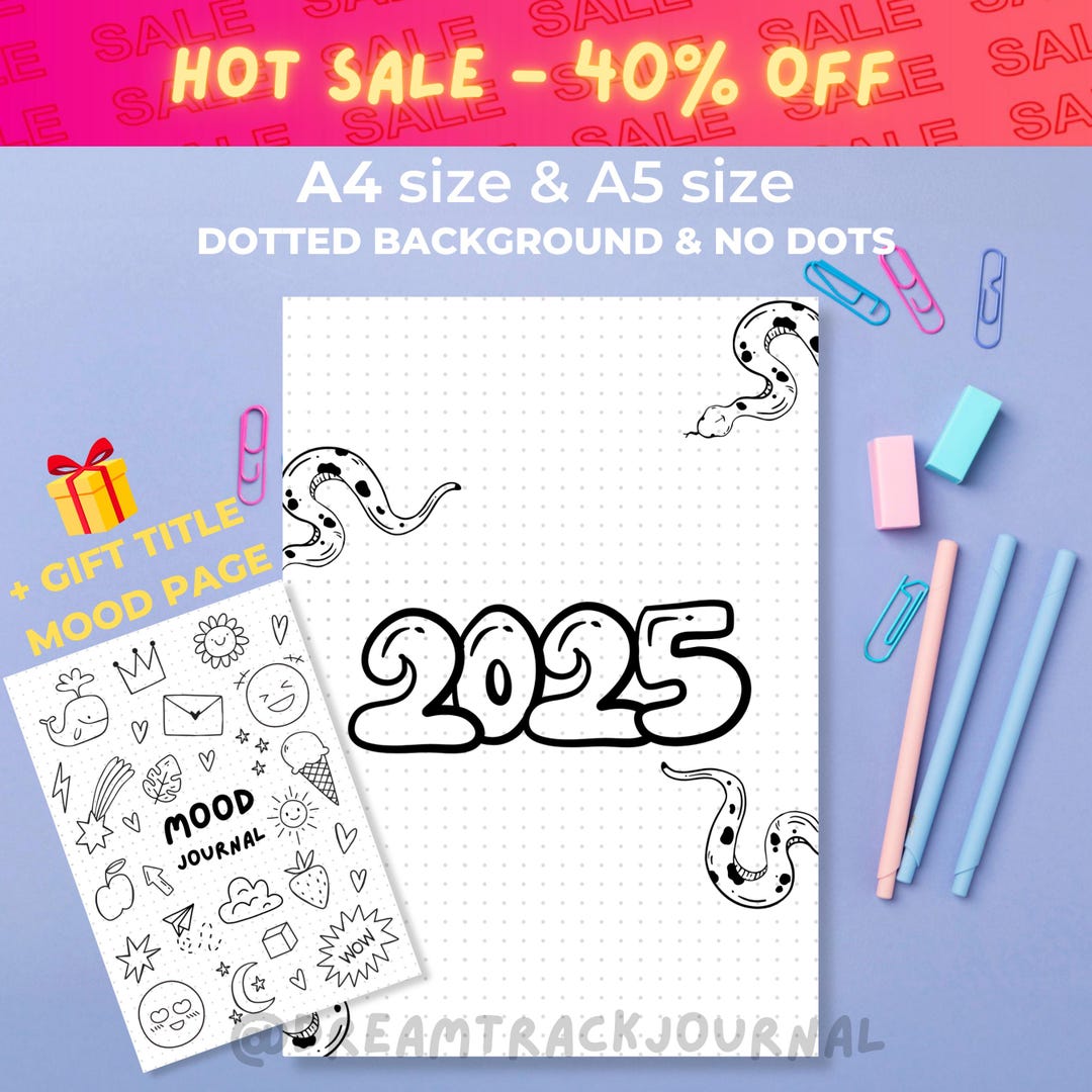2025 Cover Page - 2025 Journal Page - PRINTABLE Title Page - 2025 Title ...