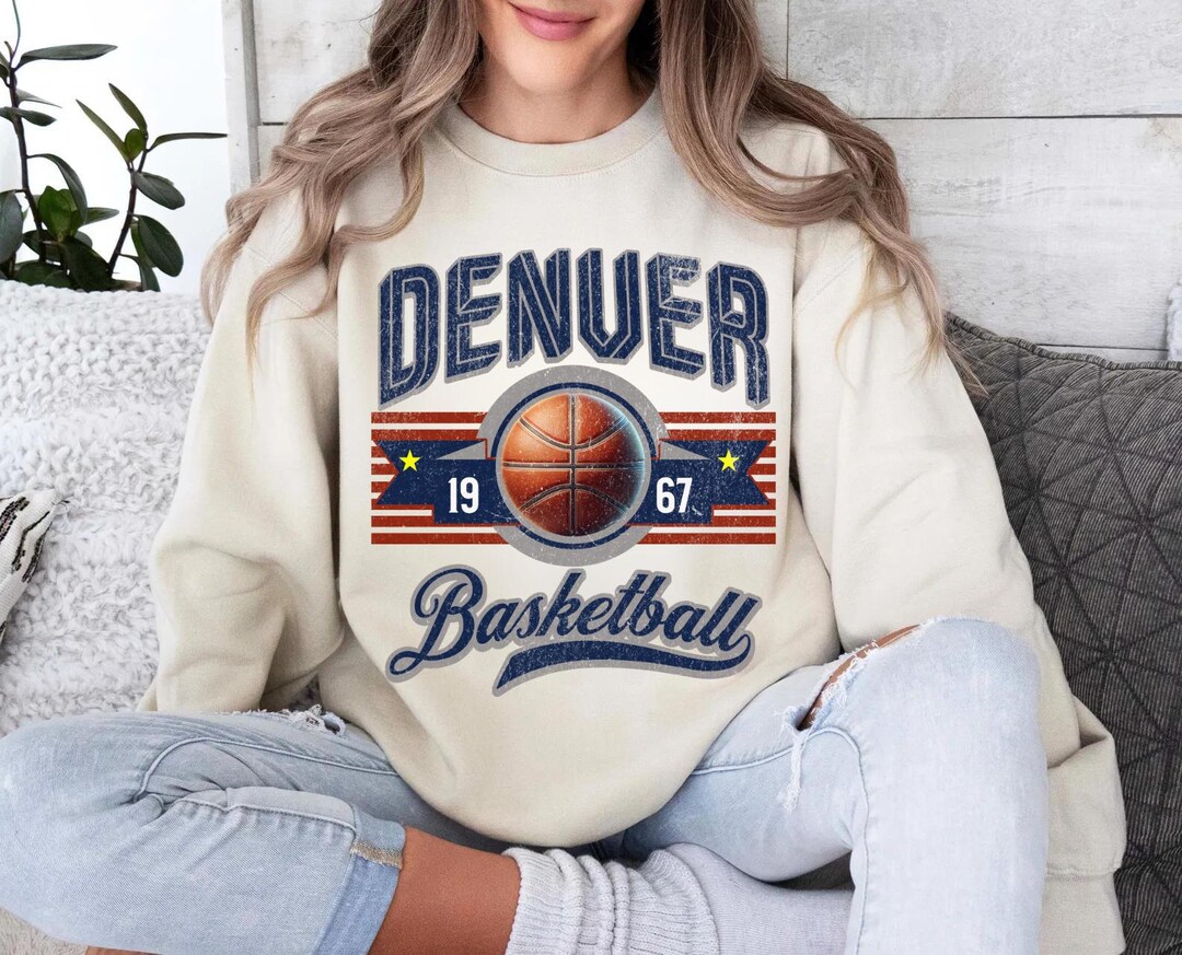 Vintage Denver Nuggets T-shirt: Retro Basketball Tee - Etsy