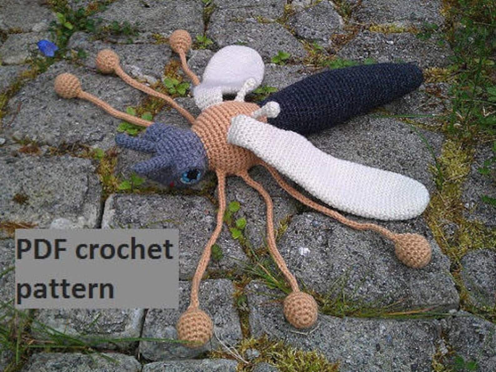 Great Big Crane Fly - Crochet Pattern PDF - Etsy