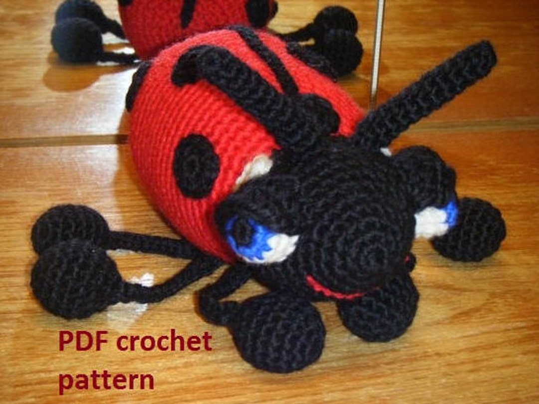 Great Big Ladybug - Crochet Pattern PDF - Etsy