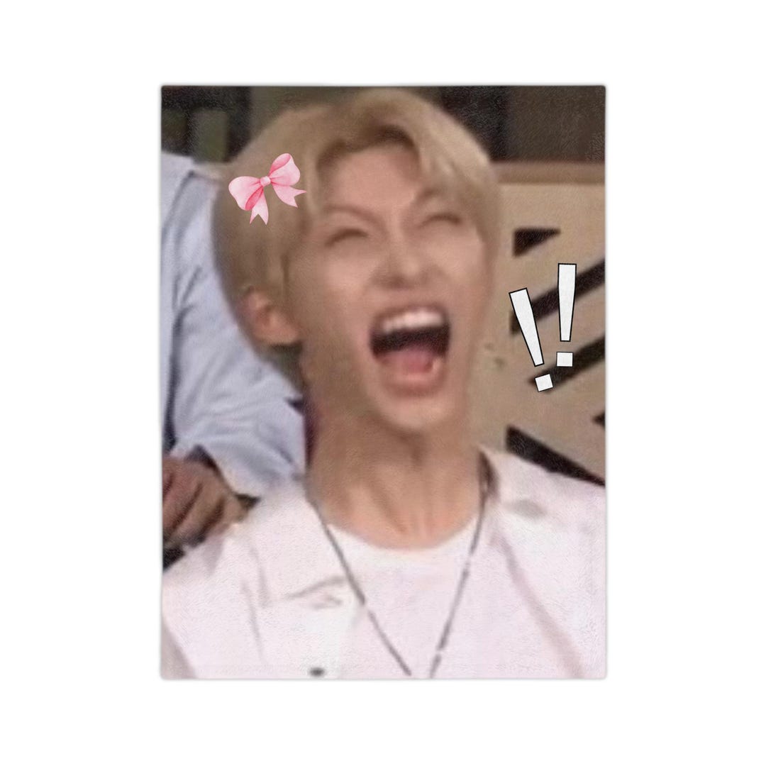 Stray Kids Felix Funny Meme Blanket, SKZ Kpop Microfiber Throw, Felix ...