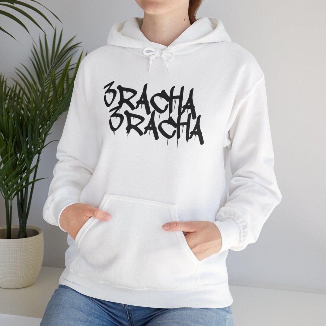 Stray Kids 3RACHA Hoodie - White Unisex Heavy Blend, Signed Logo on ...