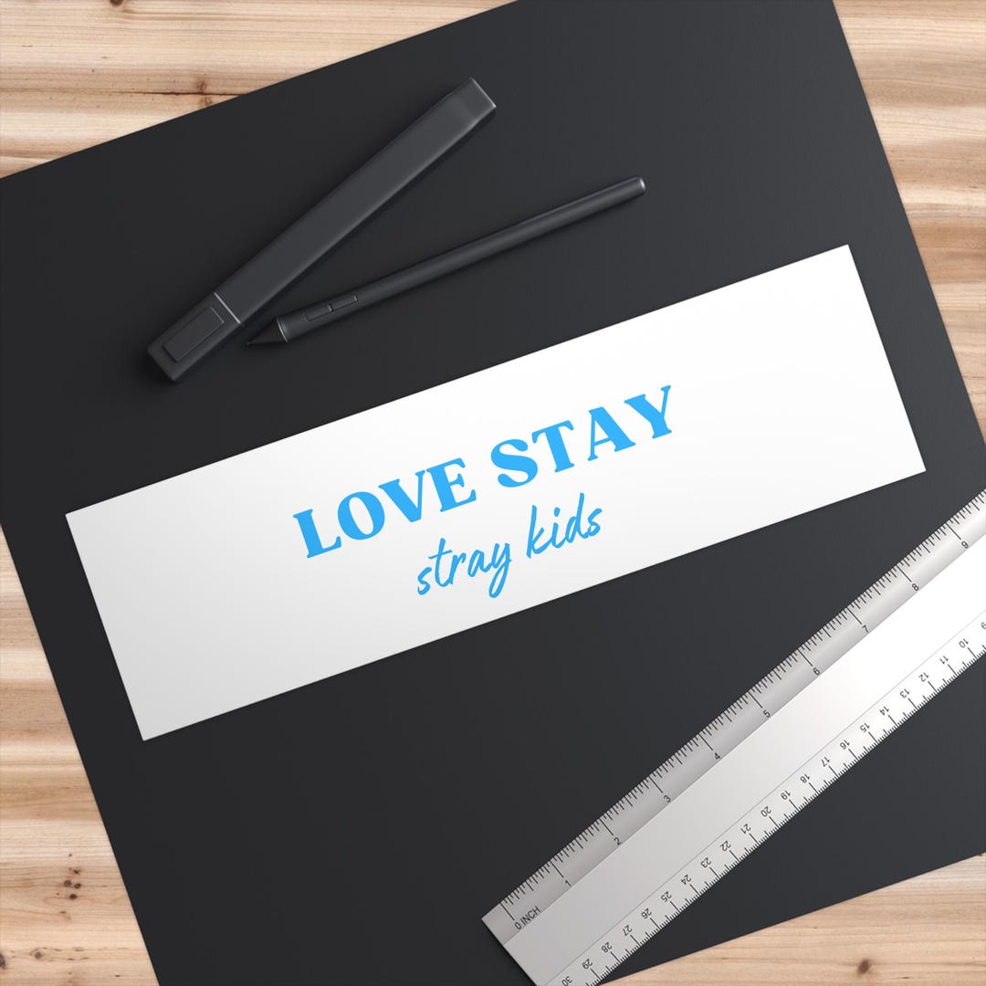 Stray Kids Love Stay Bumper Sticker - Kpop Car Decal, Vinyl Sticker ...