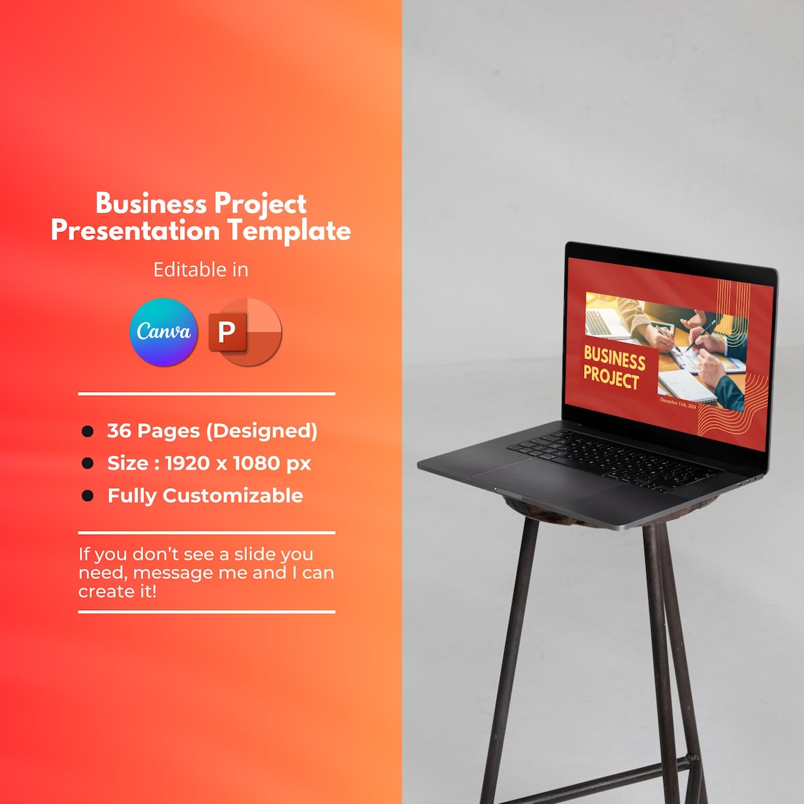 Canva or Power Point Presentation Template Slides for Presentation ...