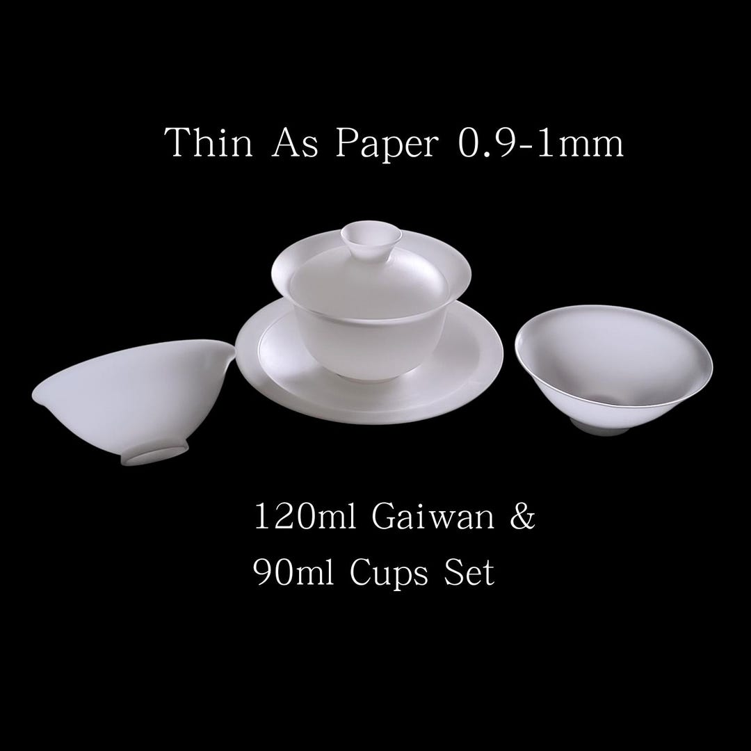 Thin as Paper Porcelain| 0.9-1mm Art Collectible Dehua Ultra-thin Soft ...