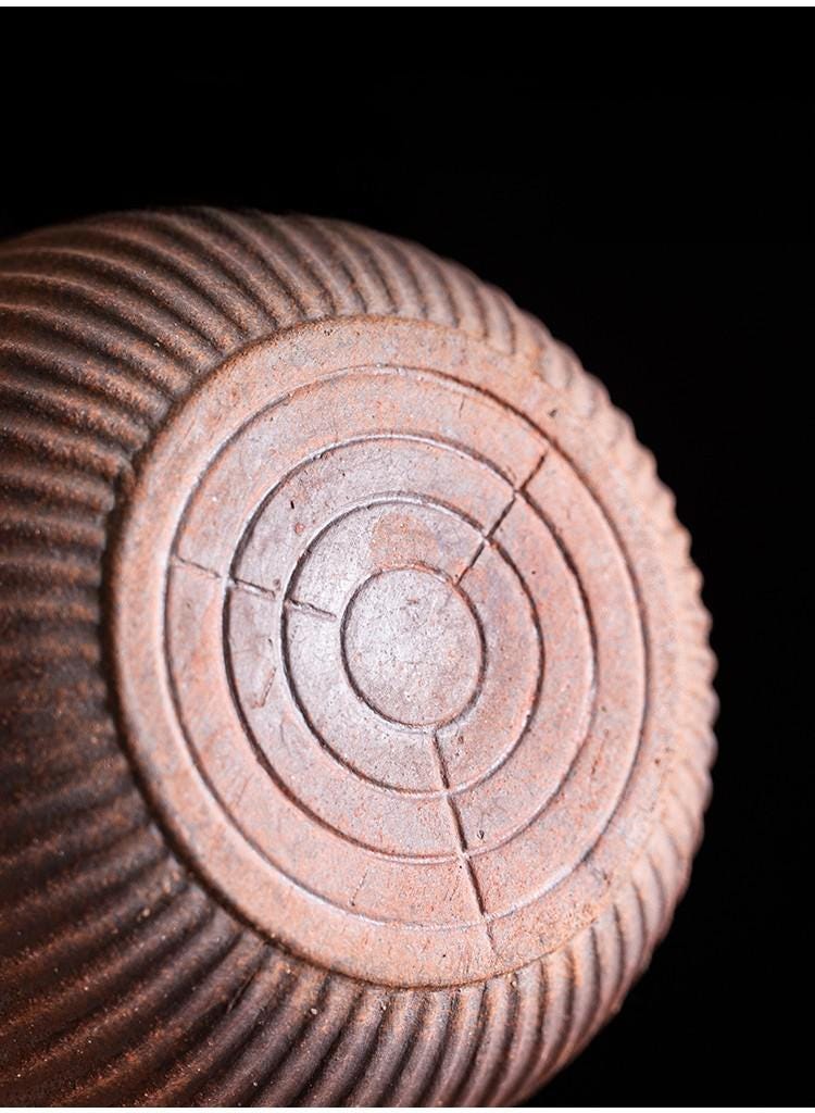 Authentic Mineral-rich Clay Teapot Set – 450ml Rustic Teapot With ...