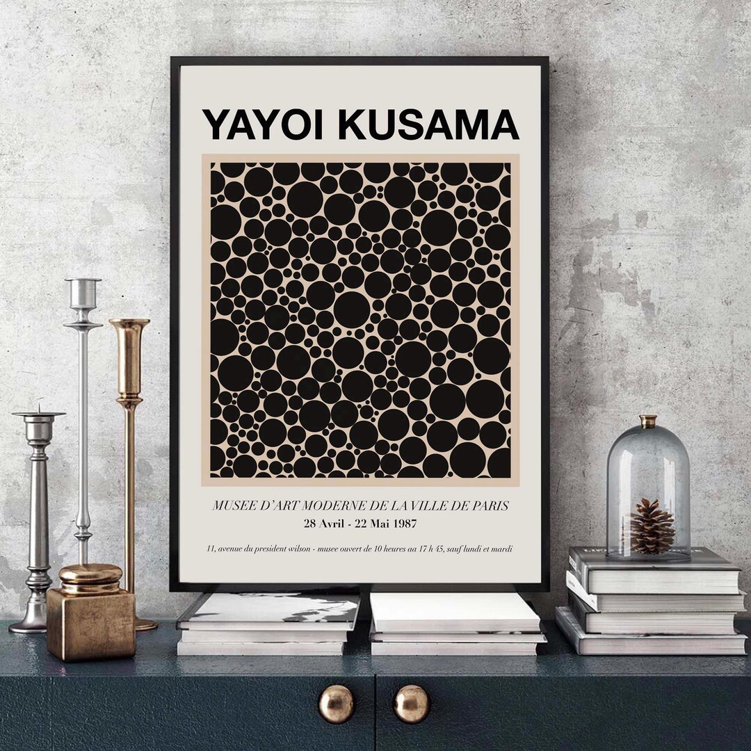 Yayoi Kusama Print, Yayoi Kusama Poster, Yayoi Kusama Exhibition ...