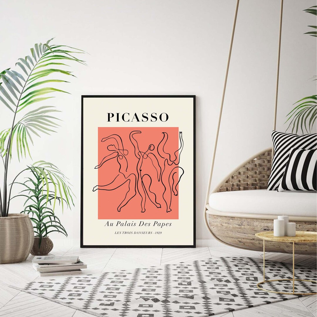Picasso Dancer Line Art Print: Modern Home Decor (digital Download) - Etsy