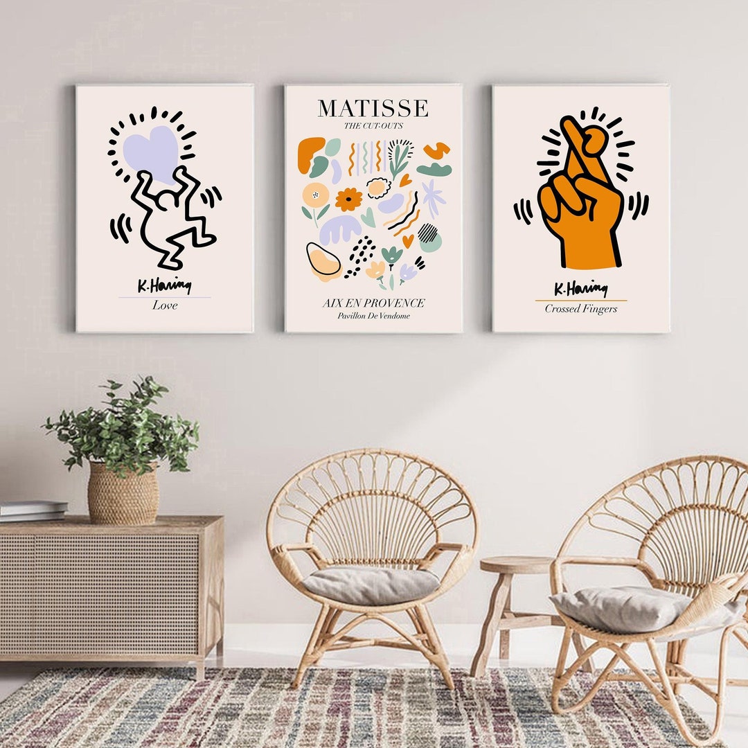 Set of 3 Prints, Set of Three Wall Art, Gallery Wall Bundle Matisse ...