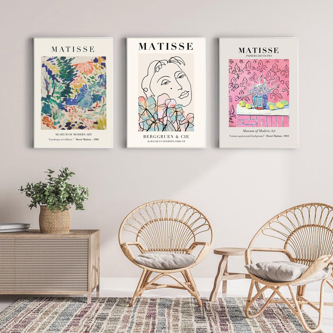 Matisse Art Print Set: Henri Matisse Cutouts (digital Prints) - Etsy