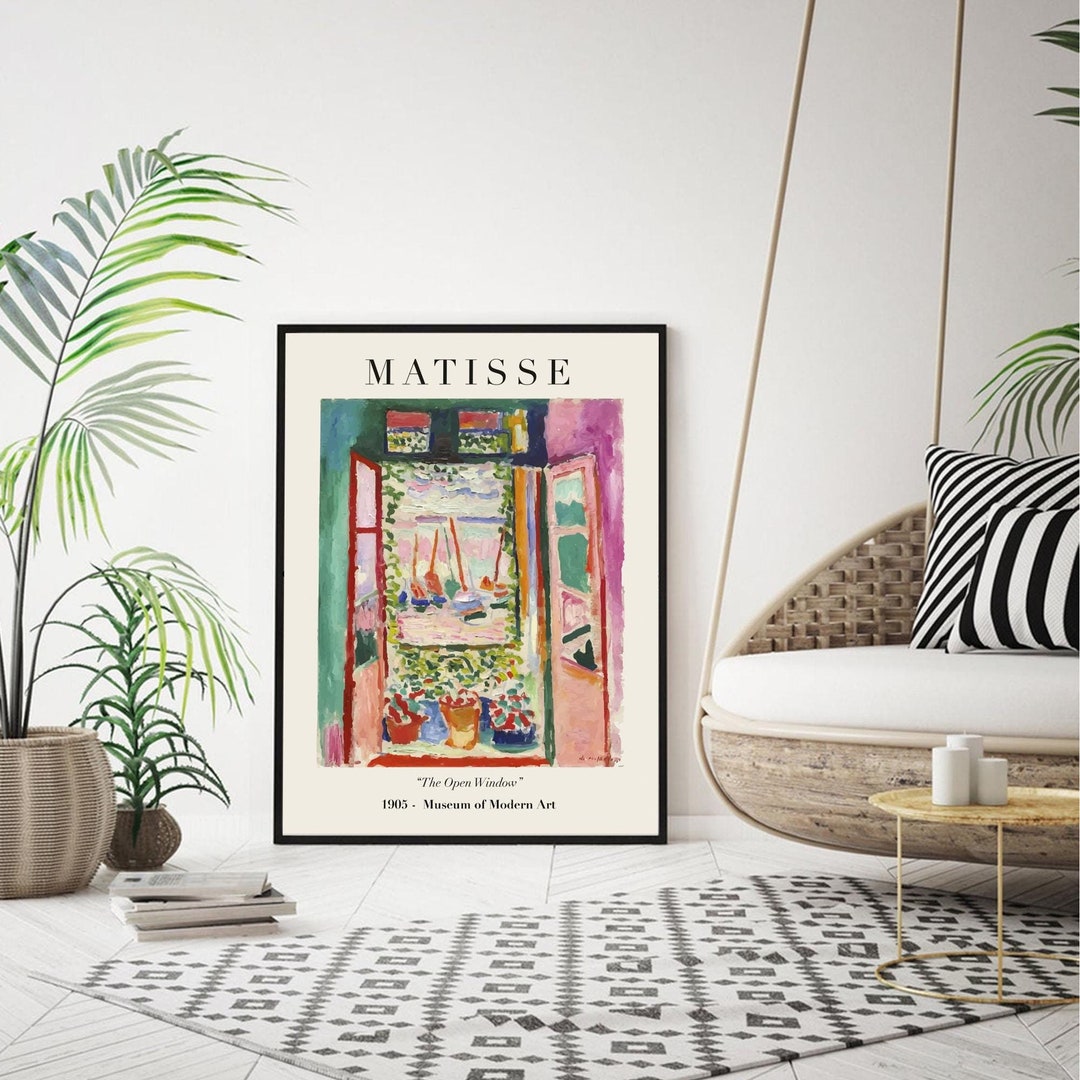 Matisse the Open Window, Museum of Modern Art, Matisse Poster, Matisse ...