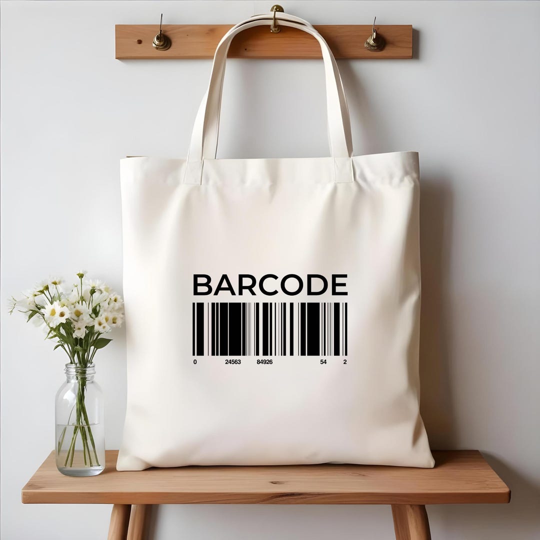 Minimalist Barcode Design - PNG File With Transparent Background ...