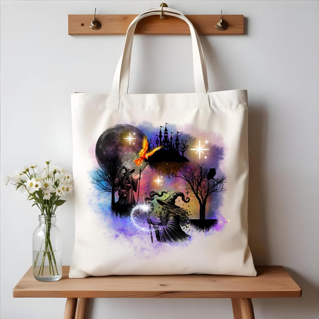 Mystical Wizard Galaxy Art, Fantasy Digital Download, PNG Magic Clipart ...