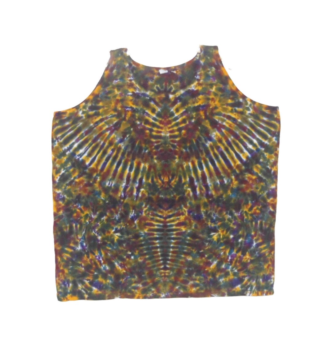 Tie Dye Tank Top Psychedelic Autumn Phoenix Blotter Tye Dye Women's ...
