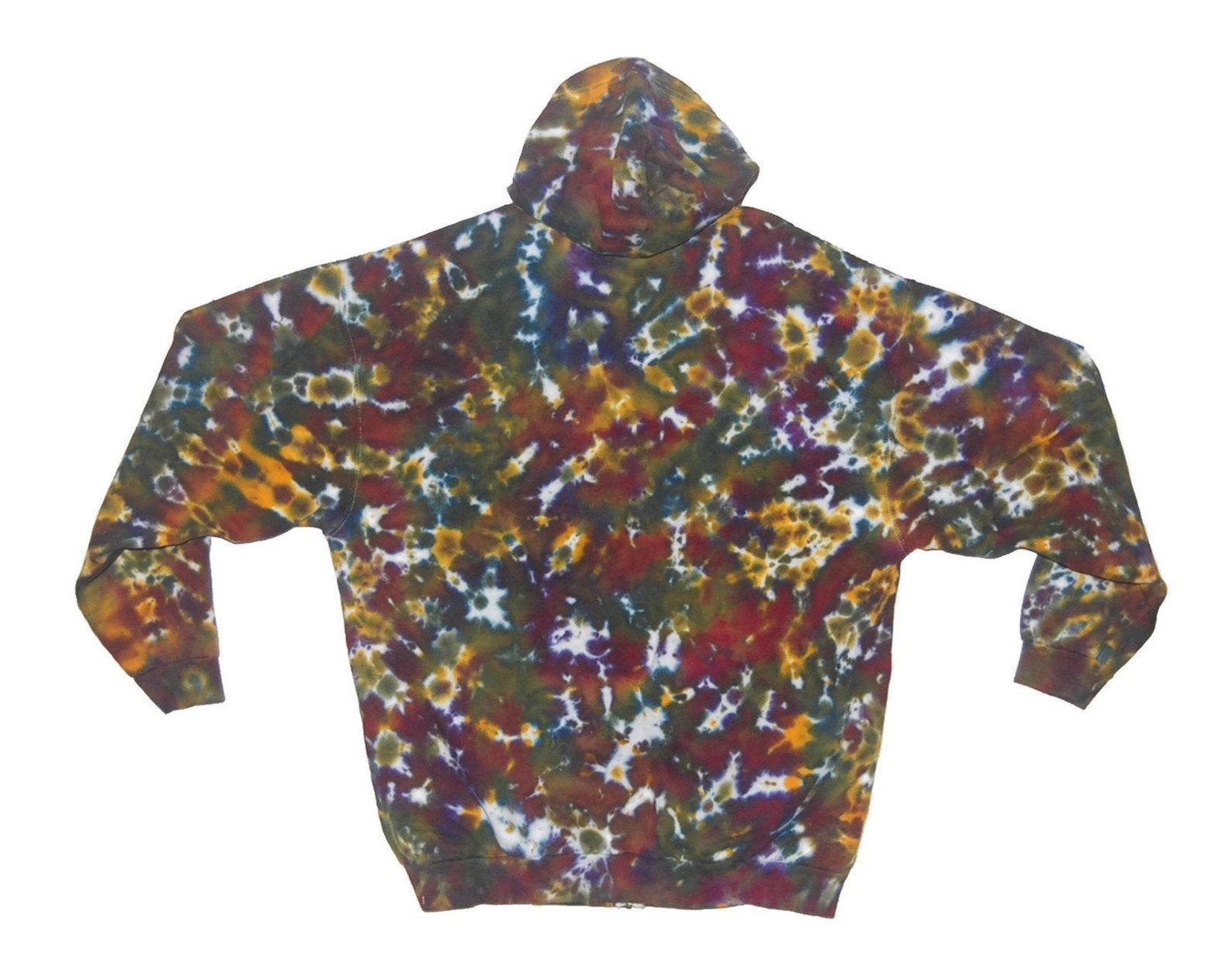 Tie Dye Zip Hoodie Psychedelic Autumn Blotter Tye Dye Grateful | Etsy