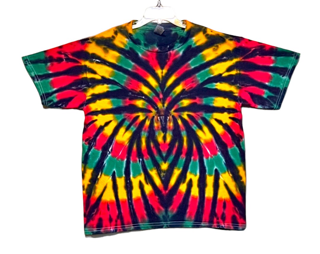 TIE DYE Kid's Shirt | Rasta Spider | Youth Sizes 2-4T Xs, 6-8 Small, 10 ...