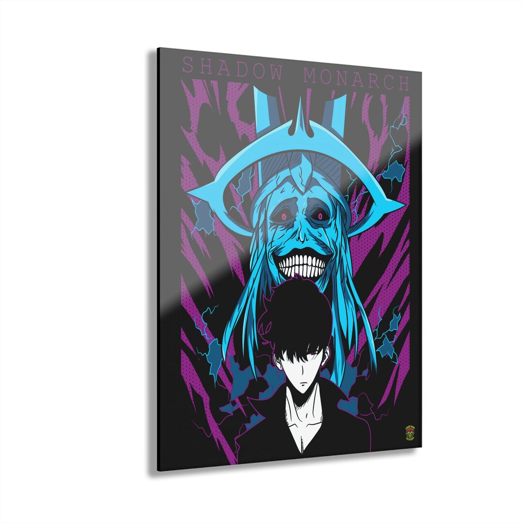 Shadow Monarch Design Anime Acrylic Prints, Shadow Monarch Design, Wall ...