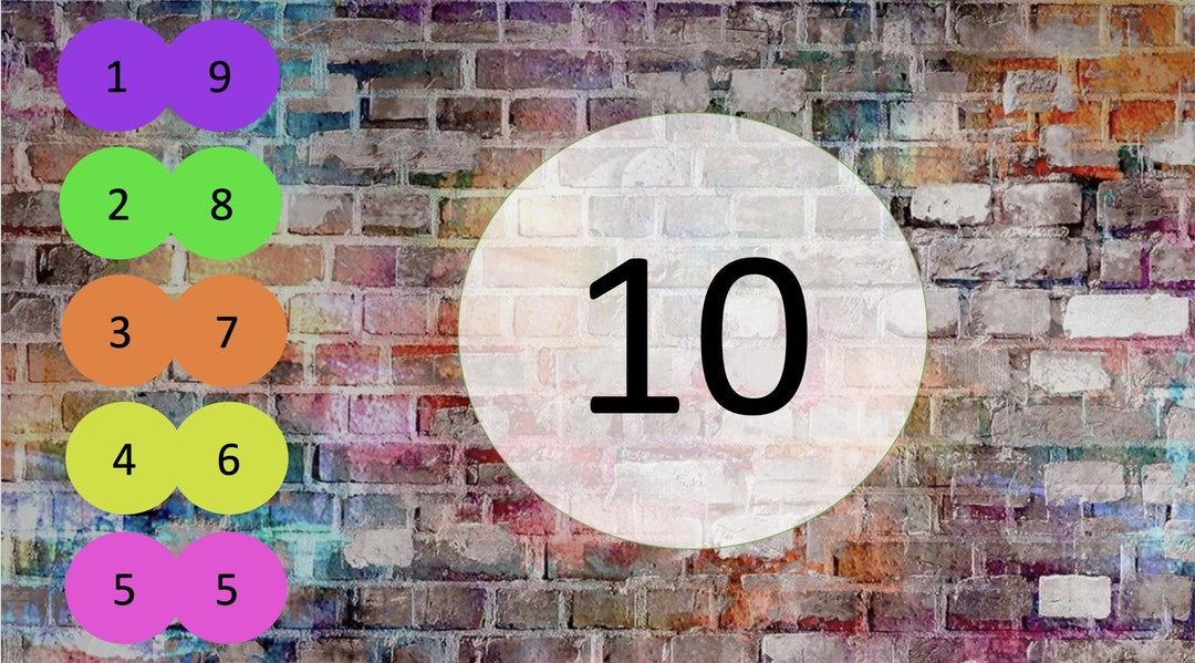 Number Bonds to Ten | Fun & Visual Math Learning for Kids - Etsy