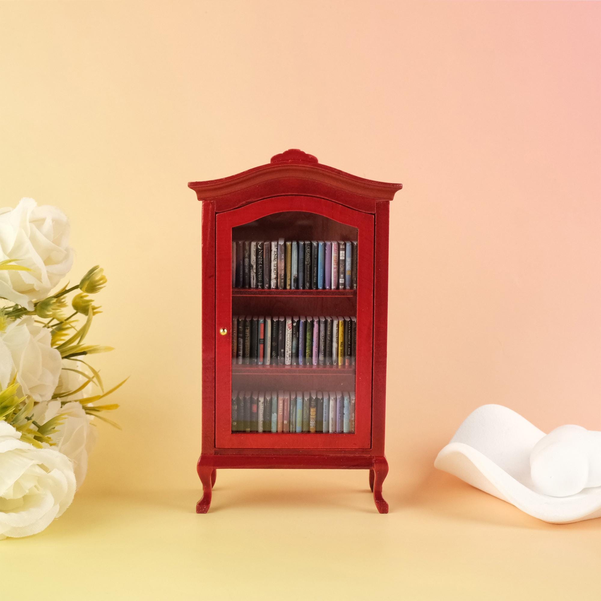 Personalized Anxiety Bookcase, Mini Bookcase, Miniature Bookcase ...