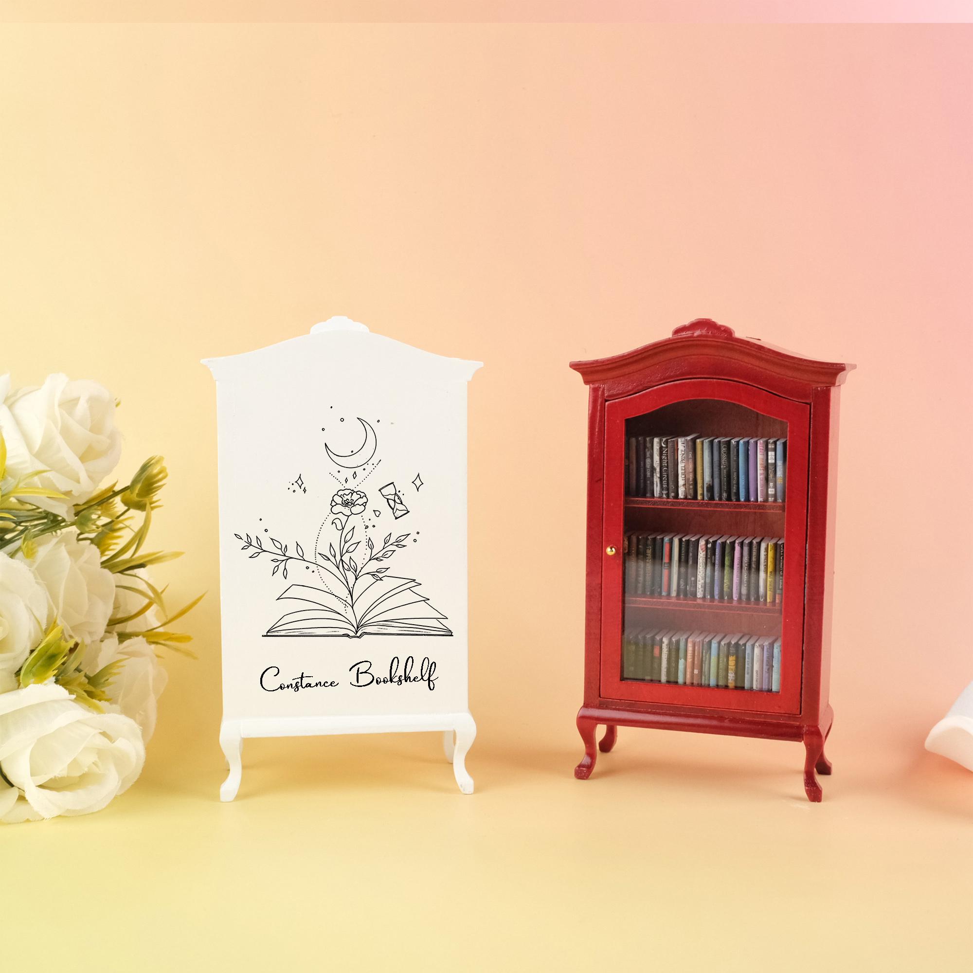 Personalized Anxiety Bookcase, Mini Bookcase, Miniature Bookcase ...
