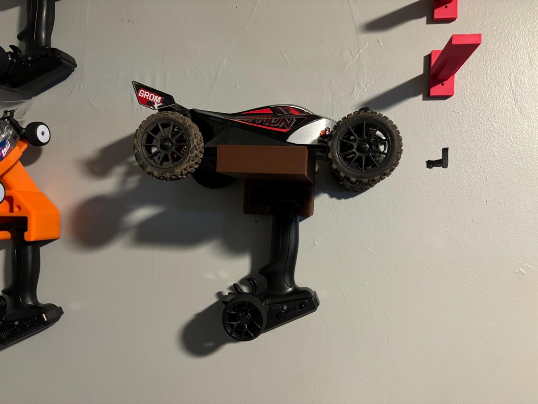 Arrma Grom All Models Wall Hanger / Shelf + Radio Holder - Etsy