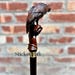 Owl Stick Topper Cane Wooden Walking Stick FANCY Carved Owl Wooden ...