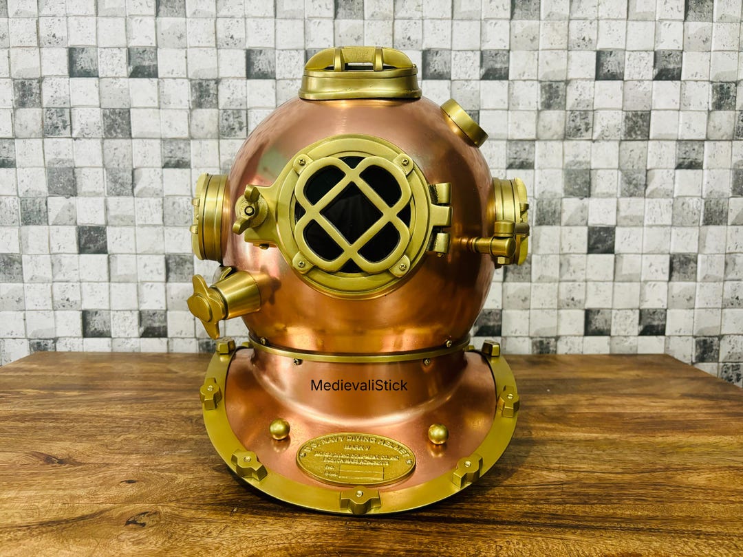 Medieval Diving Divers U S Navy Copper Finish Maritime 18 Inch Diving ...