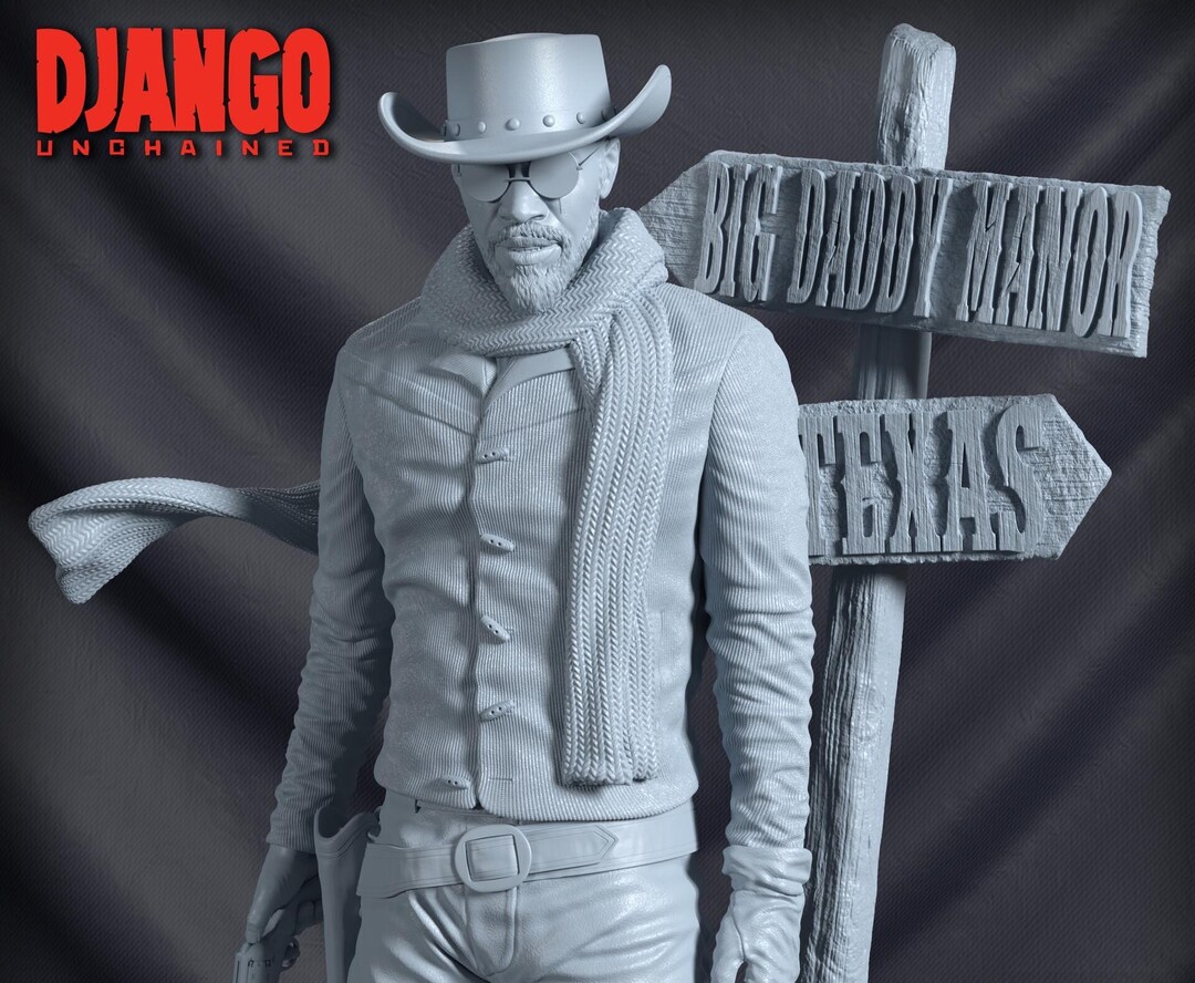 Django Unchained STL - High Quality 3D STL File for Printing - Etsy