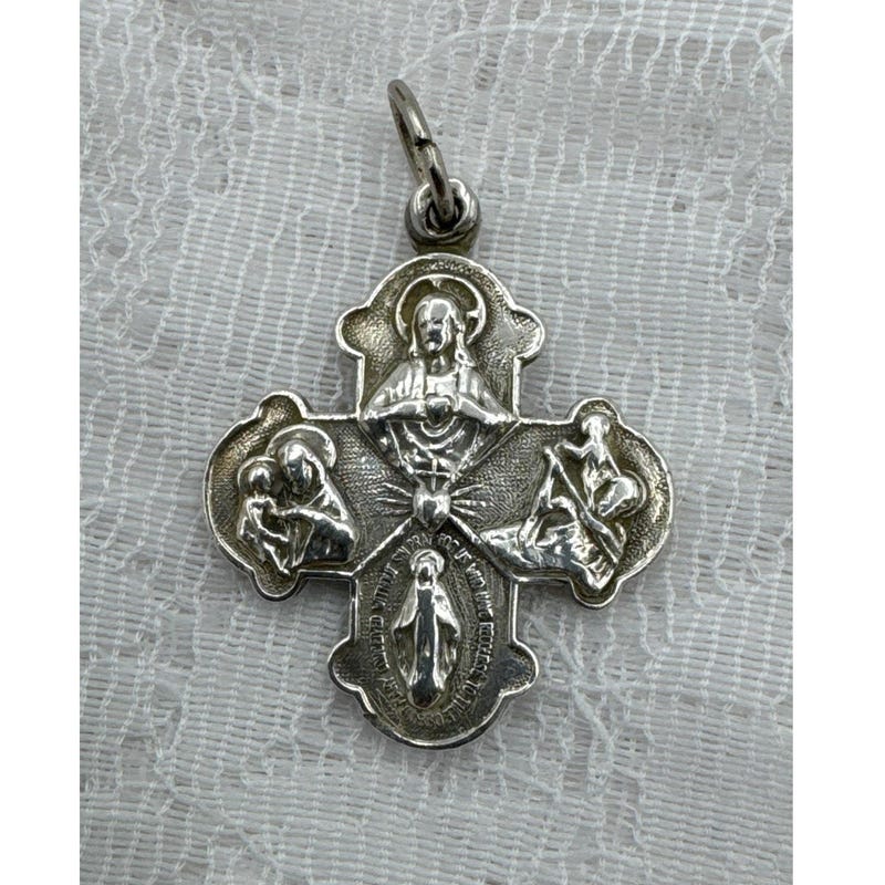 Sterling Creed Pendant - Etsy