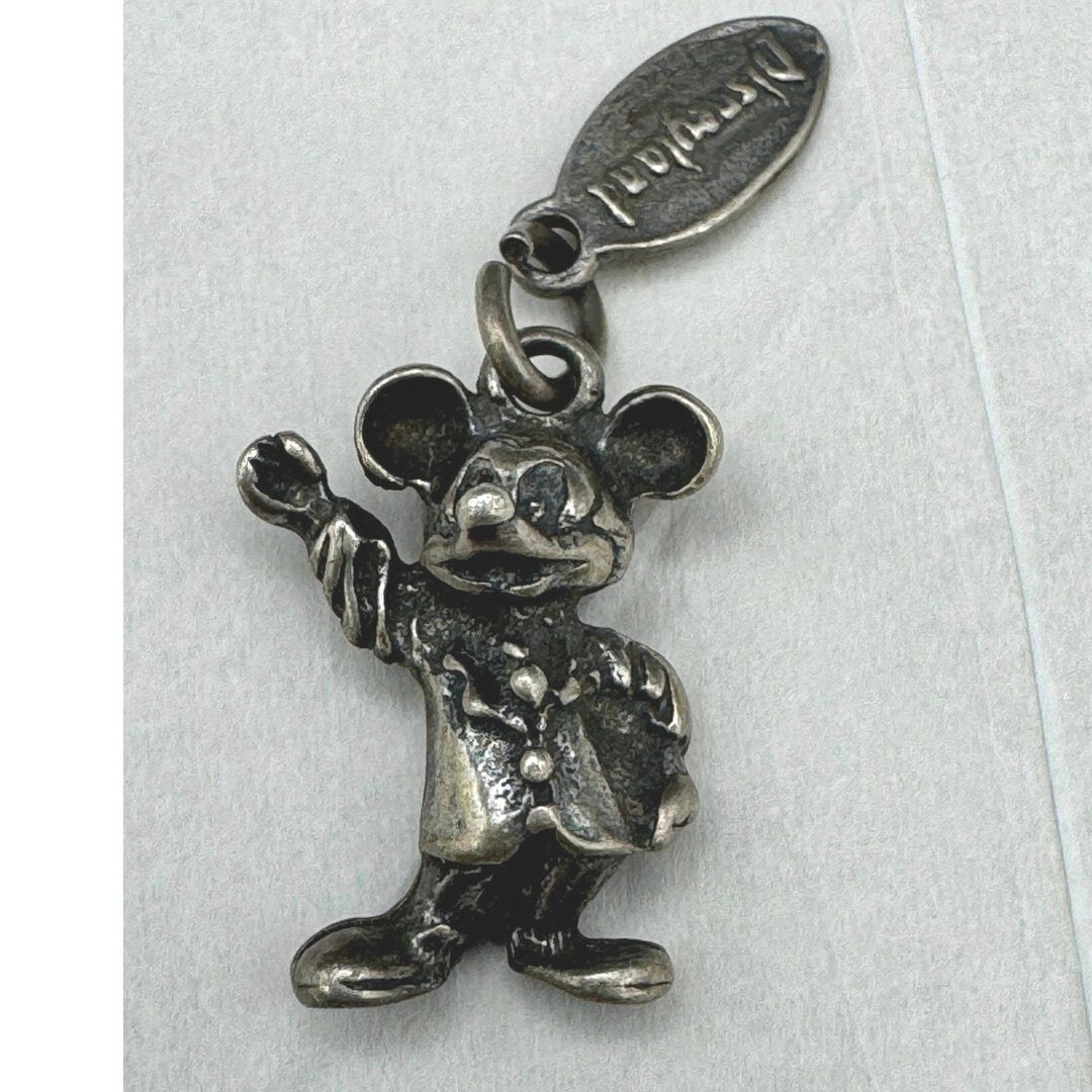 Vintage Walt Disney WDP Mickey Mouse Disneyland Sterling Silver Charm ...