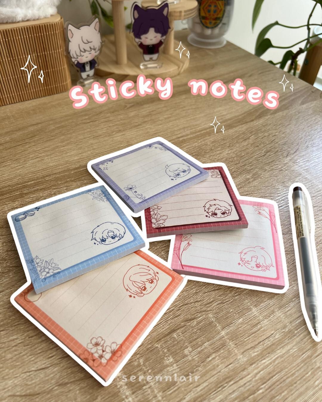 Love and Deepspace Sticky Notes - Etsy