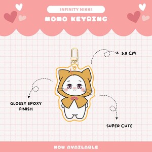 Momo Keyring infinity Nikki - Etsy