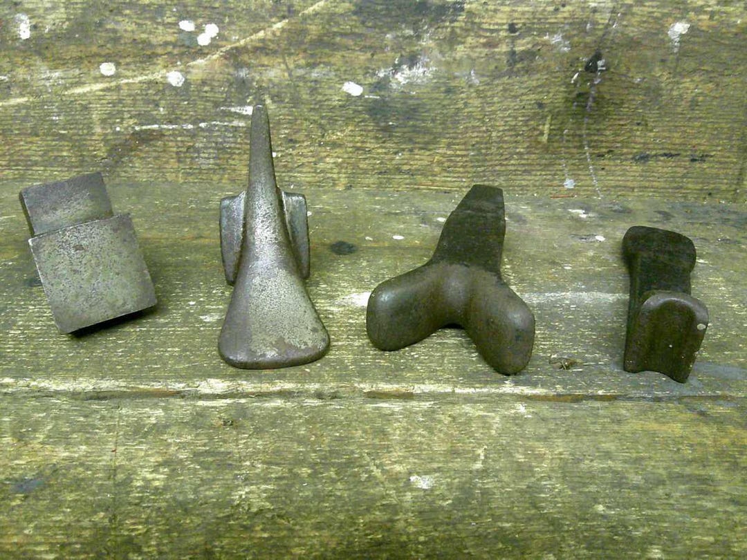 X4 Small Blacksmith Hardy Hole Anvil Shaping Forming Stake Tools - Etsy