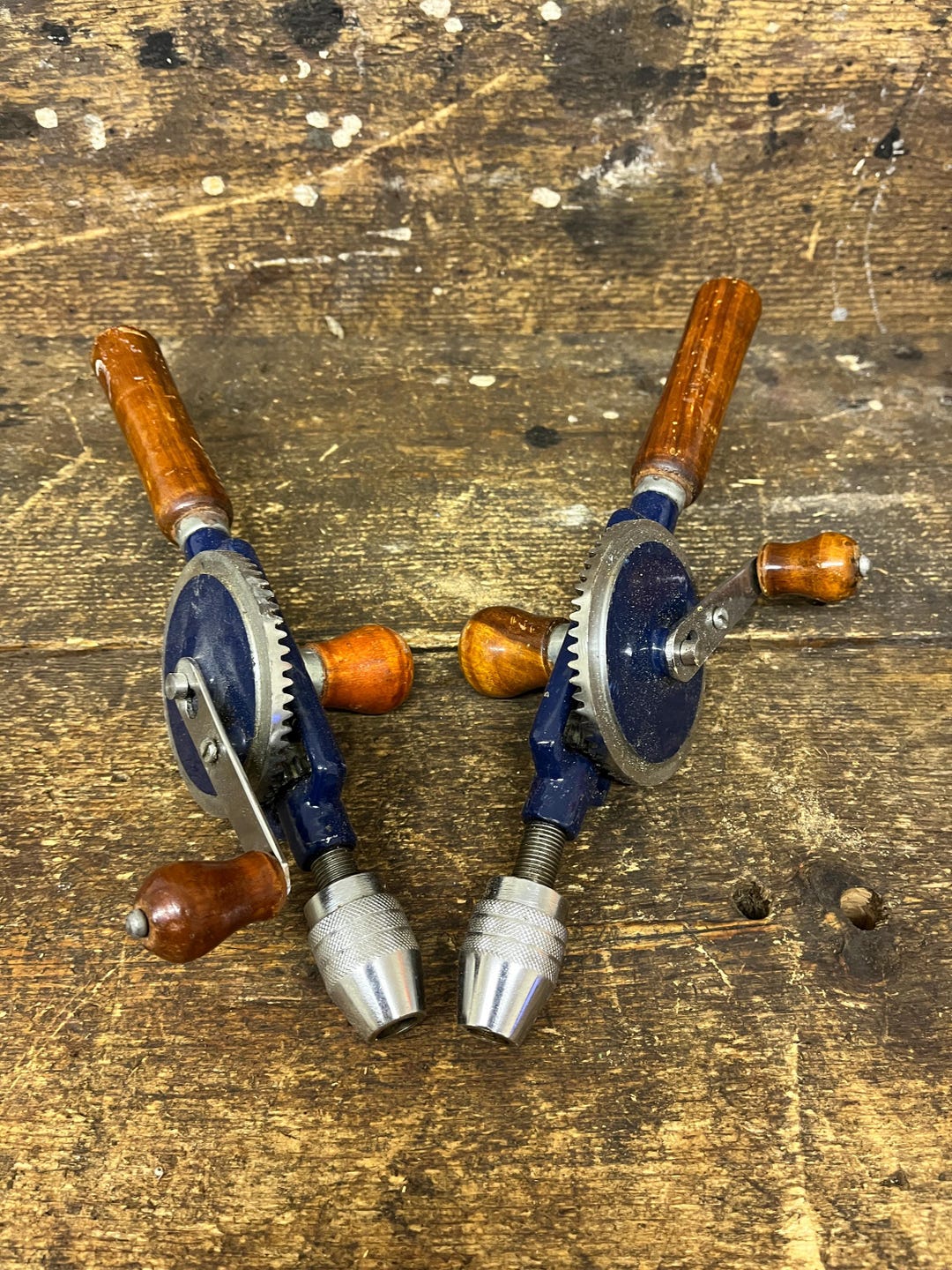 X2 Double Pinion Hand Drills 290mm - Etsy