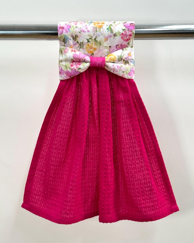 Bow Front Hanging Tea Towel Sewing Pattern: Beginner Friendly (digital ...