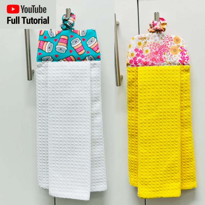 Pdf-looped Hanging Tea Towel PDF Sewing Pattern : Digital Download ...