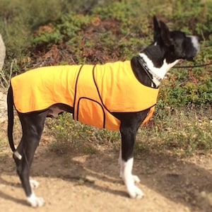 Custom Dog Cooling Coat: Synthetic Chamois Chiller Plus, Tummy Panel - Etsy