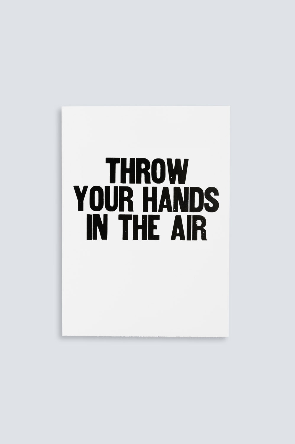 Throw Your Hands in the Air Poster - Etsy